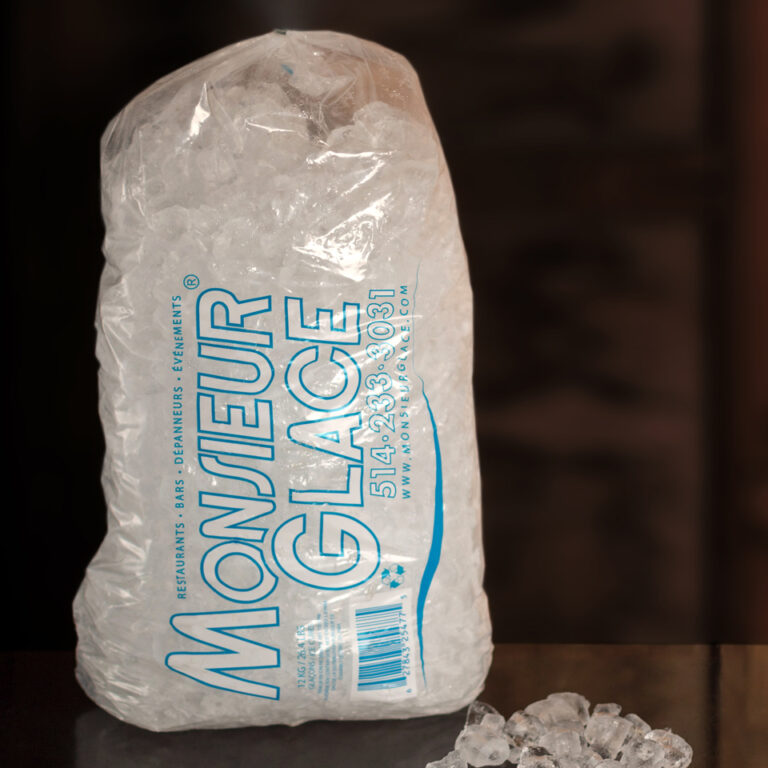 Sac de glace 16kg – Monsieur Glace